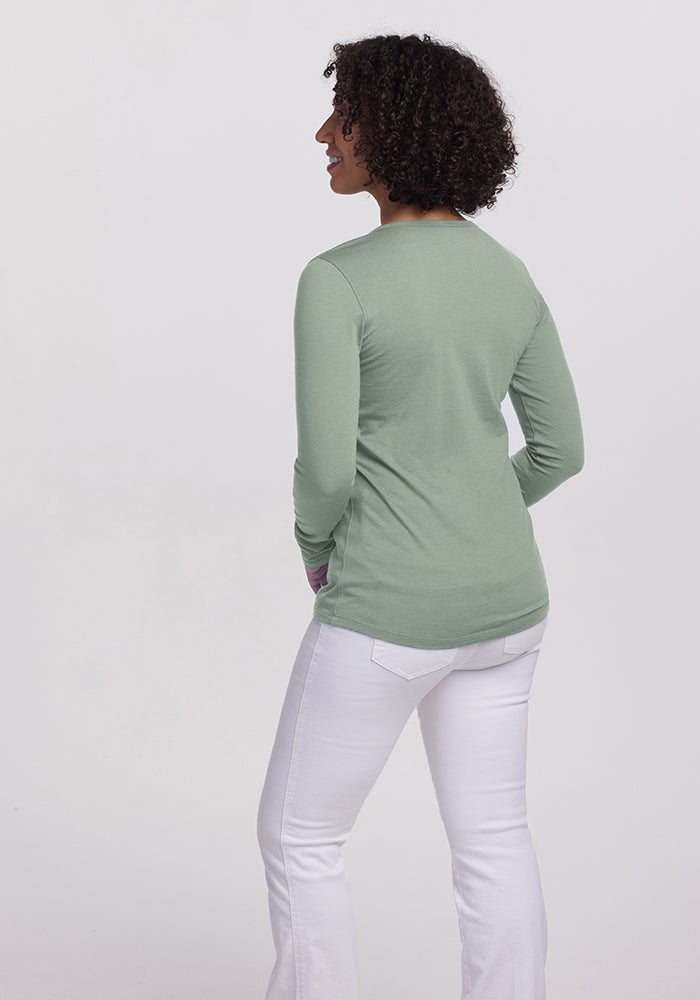 Lightweight Merino Wool Top For Women - Exercise Top - Free Shipping ...