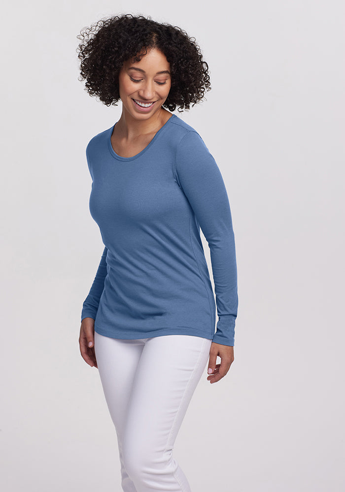 Lightweight Merino Wool Top For Women - Exercise Top - Free Shipping ...