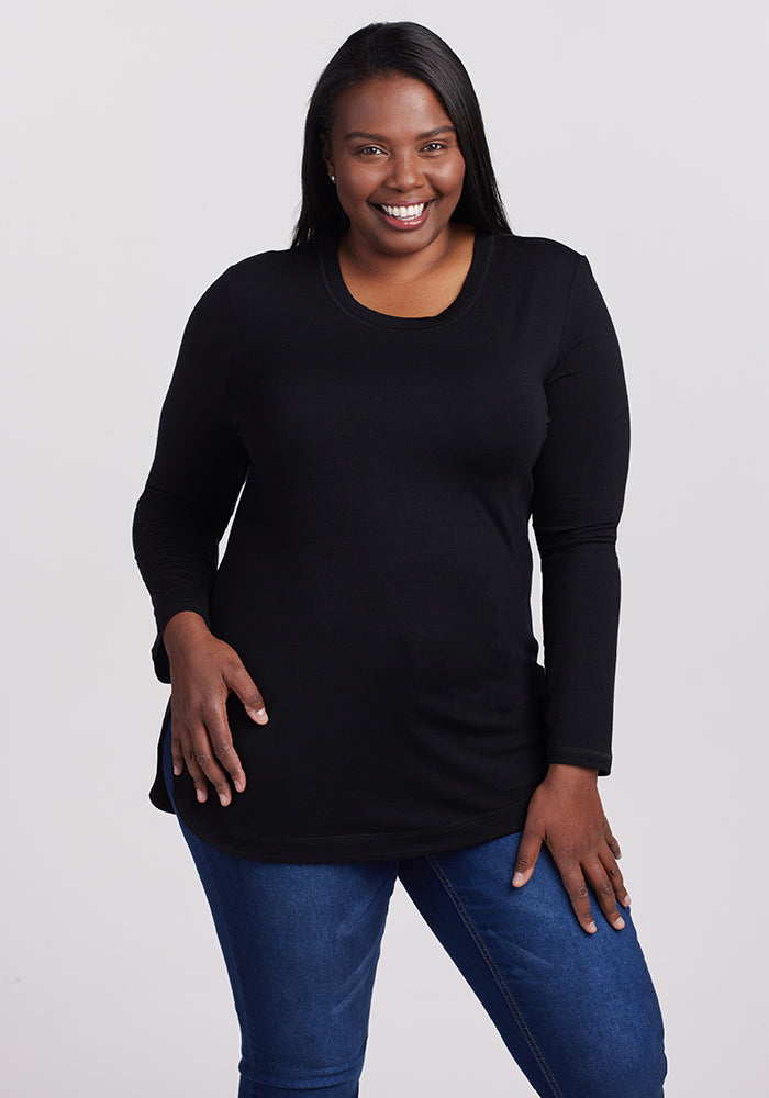 Merino Wool Tunic | Hazel Lightweight Merino Wool Tunic – Woolx