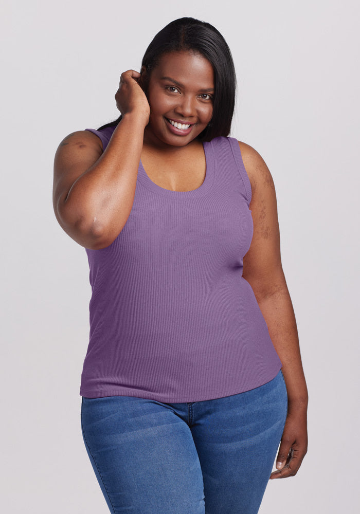 Sloane Ribbed Tank – Woolx