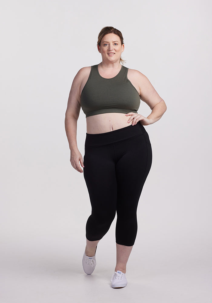 Merino Wool Bralette - Bralette Wicks Sweat and Odor - Woolx Mila Bra