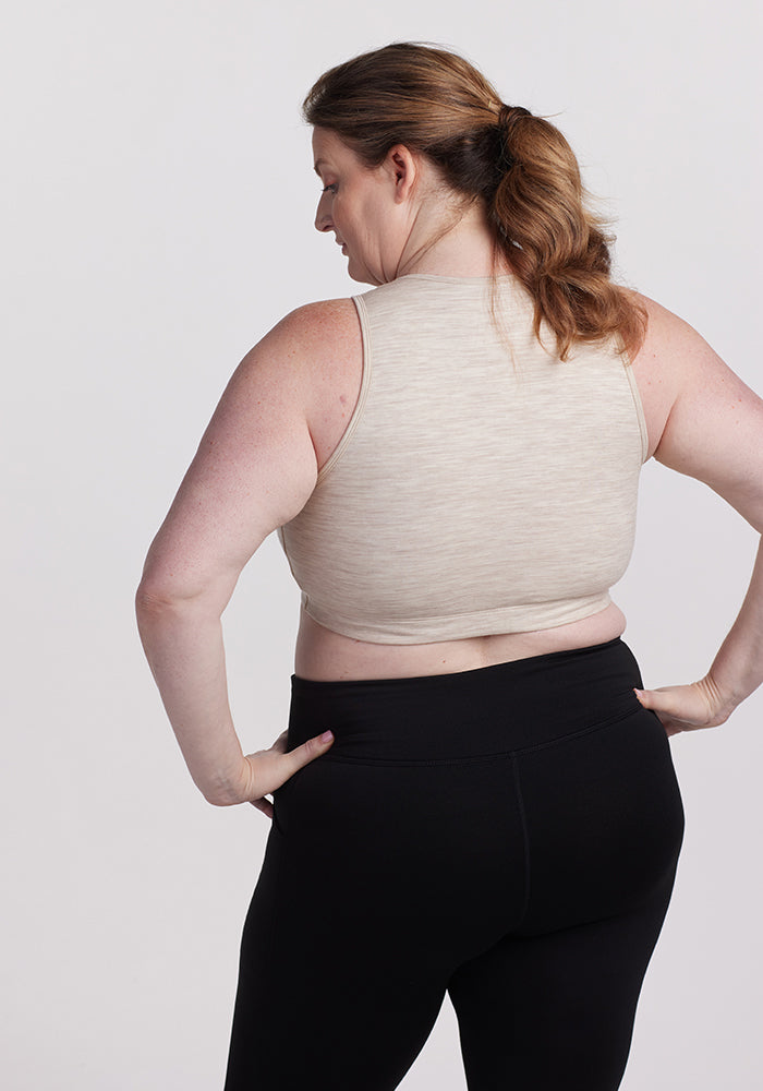Merino Wool Bralette - Bralette Wicks Sweat and Odor - Woolx Mila Bra