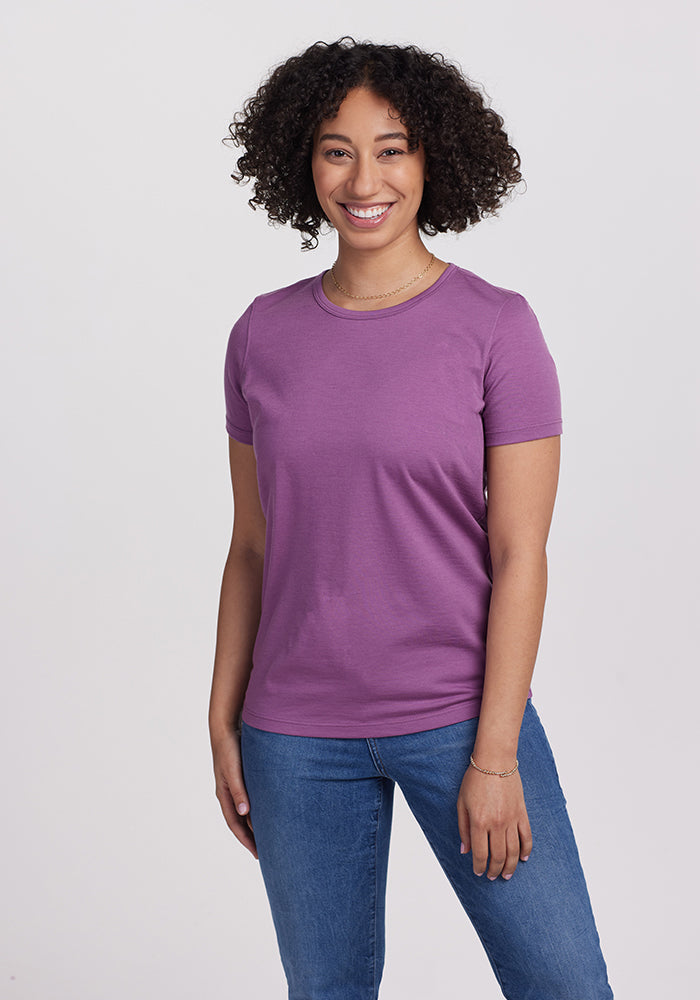 Liza Crew Neck Tee – Woolx