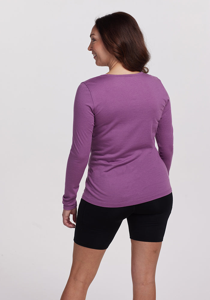 Lightweight Merino Wool Top For Women - Exercise Top - Free Shipping ...