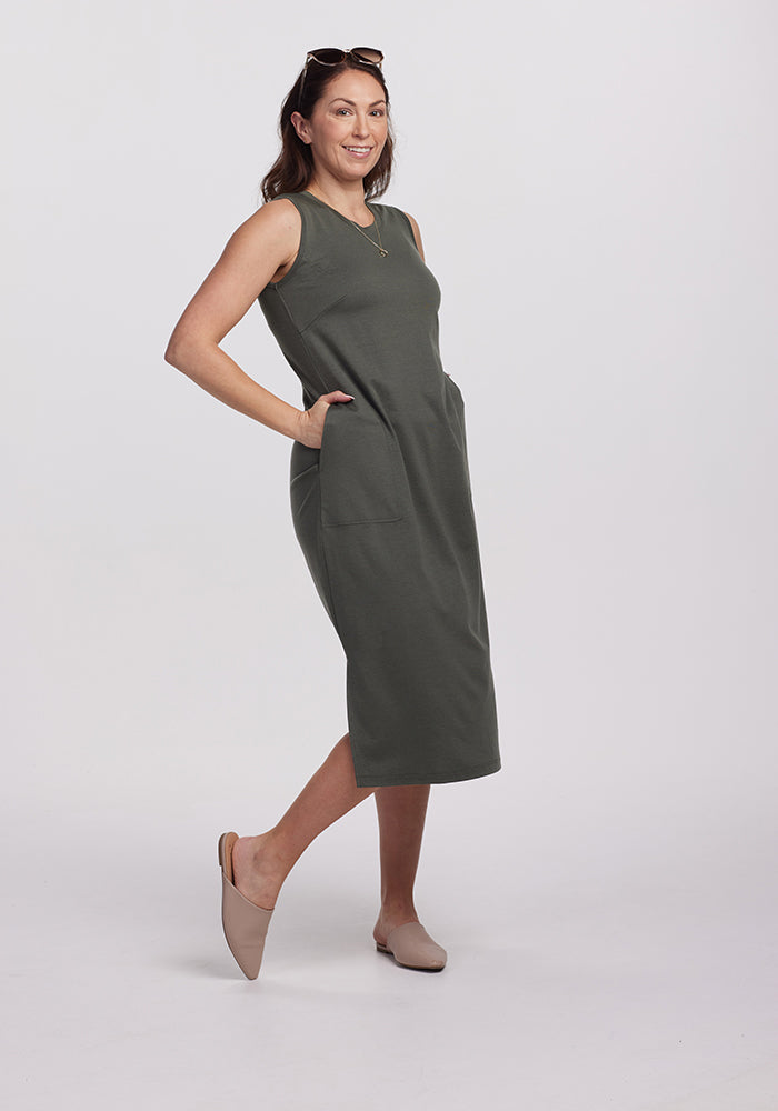 Merino Wool Travel Dress - Breathable Wool Dress With Pockets – Woolx