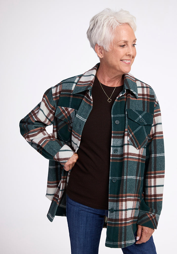 Womens Shackets | Sawyer Oversized Merino Wool Shacket – Woolx