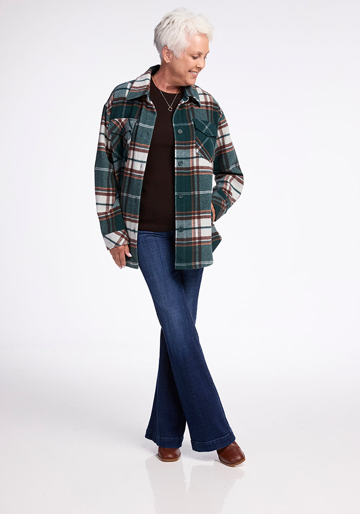 Womens Shackets | Sawyer Oversized Merino Wool Shacket – Woolx