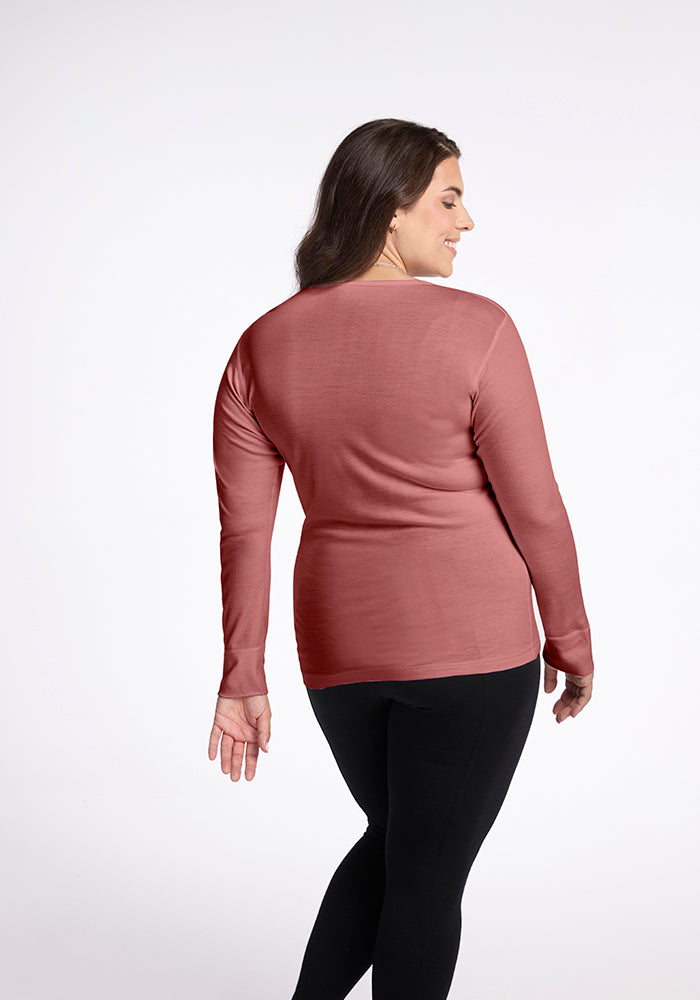 Women's Merino Wool Base Layer Shirt - Womens Tops - Free Shipping – Woolx
