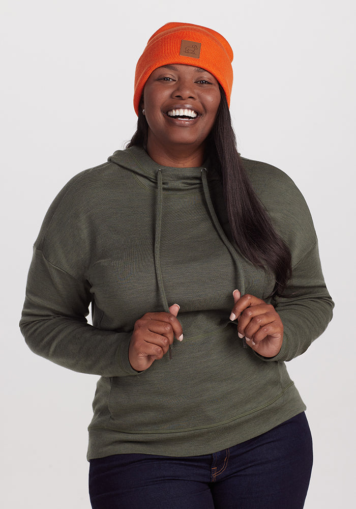 Baylor Beanie - Bright Orange – Woolx