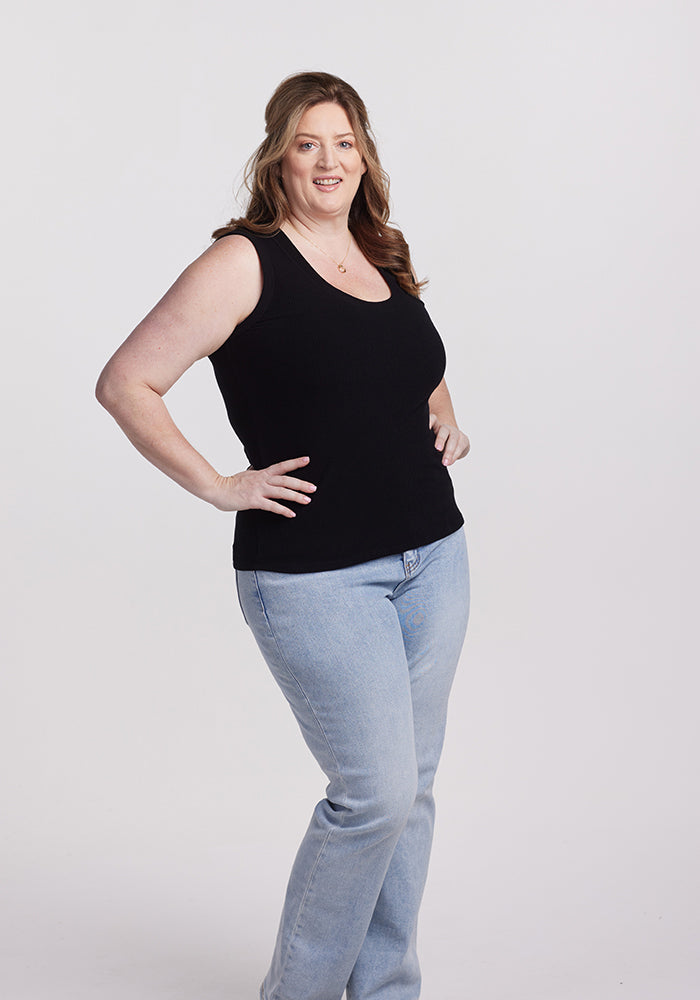 Sloane Ribbed Tank – Woolx