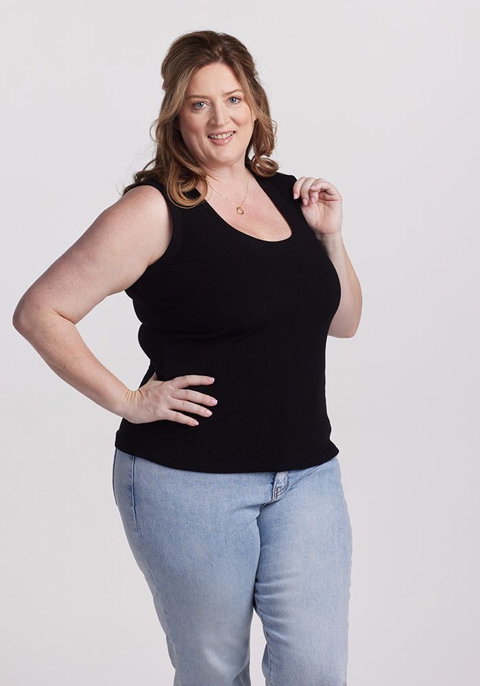 Sloane Ribbed Tank – Woolx