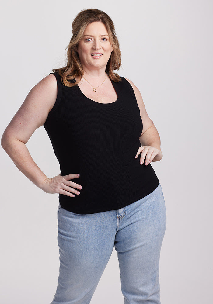 Sloane Ribbed Tank – Woolx