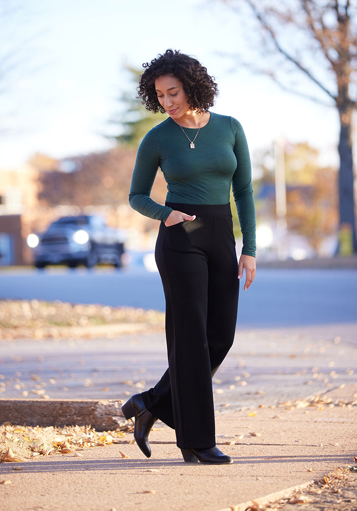 Merino Wool Pants for Women - Warm Wool Pants – Woolx