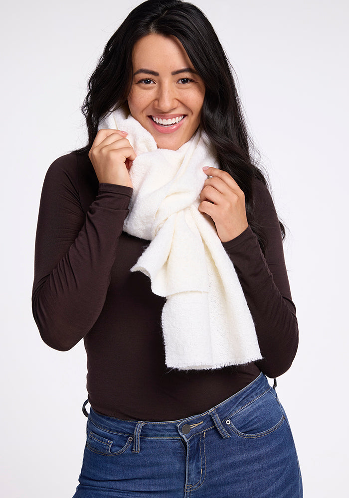 Cold Weather Wool Scarf | Bradie Oversized Merino Wool Scarf – Woolx