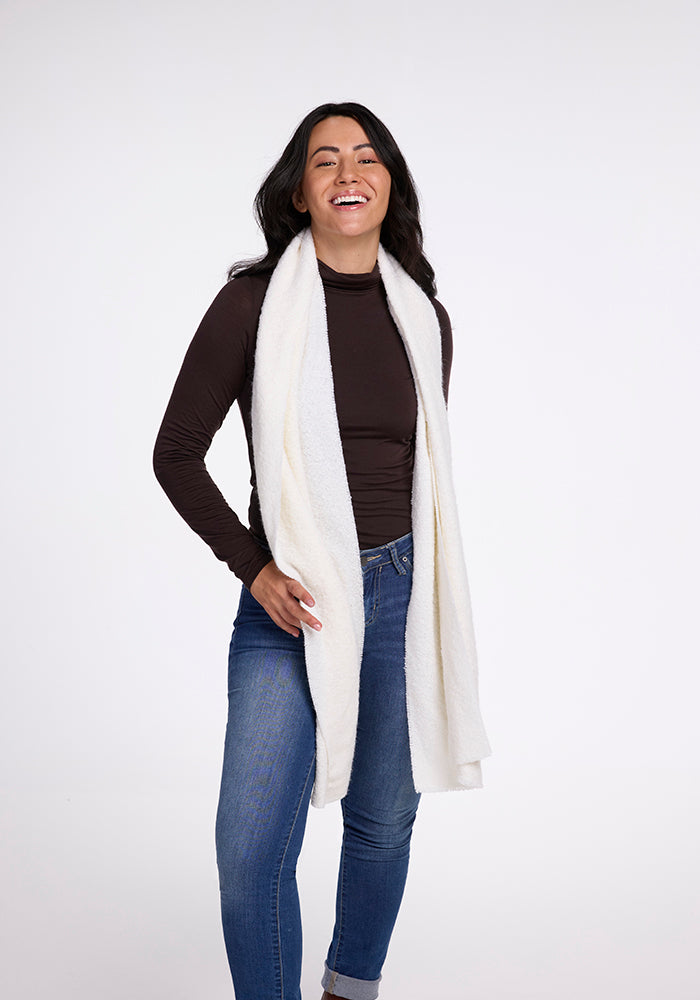Cold Weather Wool Scarf | Bradie Oversized Merino Wool Scarf – Woolx