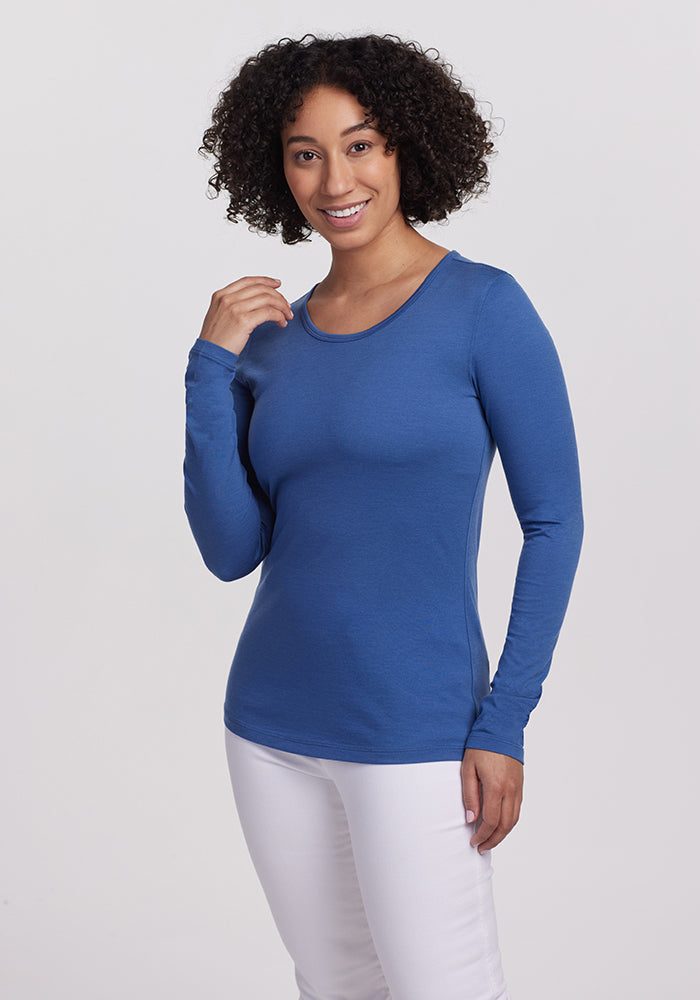 Lightweight Merino Wool Top For Women - Exercise Top - Free Shipping ...