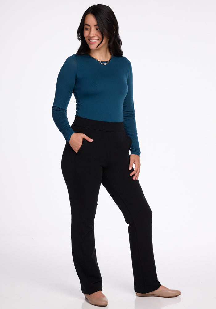 Emerson Petite Merino Wool Pants | Warm, Fitted Pants for Petite Women ...