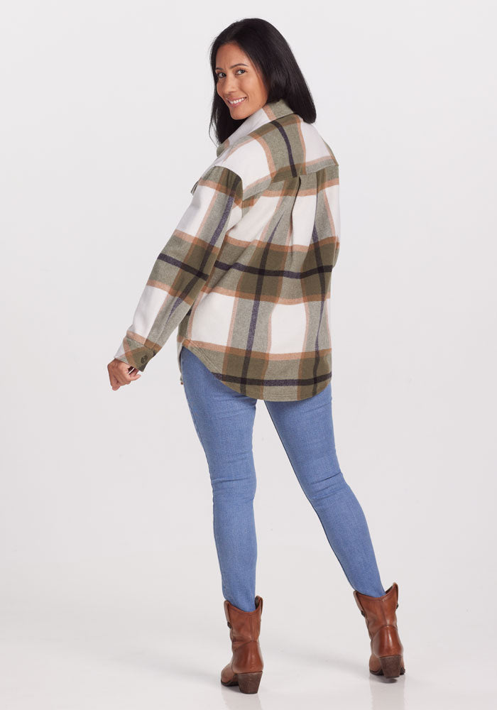 Womens Shacket - Sawyer ShirtJac - Warm Merino Wool Jackets – Woolx