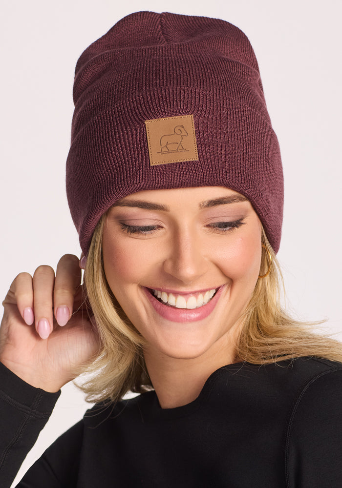 Baylor Beanie - Grape Harvest – Woolx