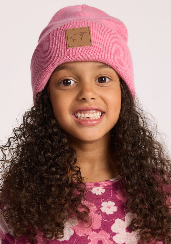 Girls Merino Wool Hat | Soft & Warm Kids Beanie Mini Woolx