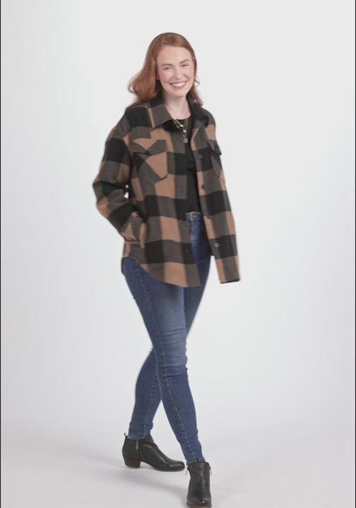 Womens Shacket - Sawyer ShirtJac - Warm Merino Wool Jackets – Woolx