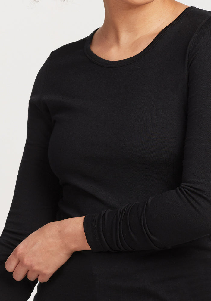 All Season Base Layer | Remi Lightweight Merino Wool Scoop Neck – Woolx