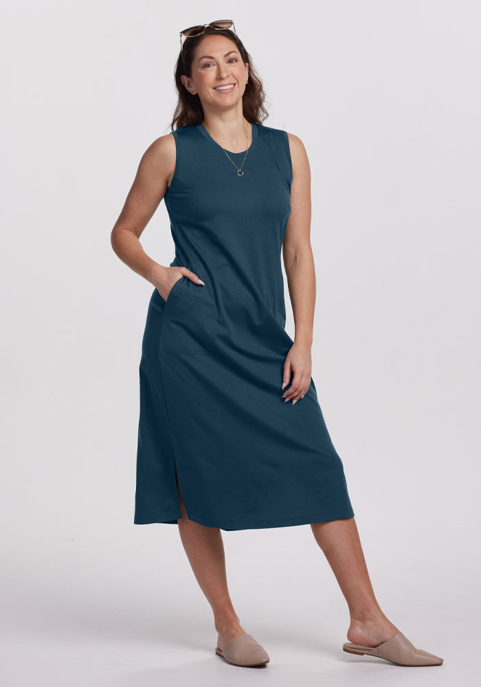 Merino Wool Travel Dress - Breathable Wool Dress With Pockets – Woolx