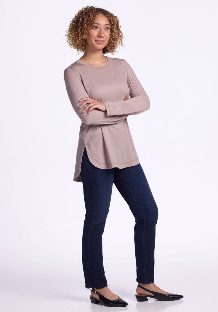 Merino Wool Tunic | Hazel Lightweight Tunic – Woolx