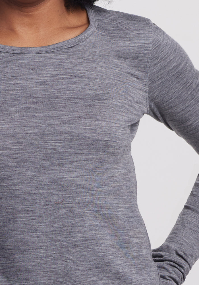 All Season Base Layer | Remi Lightweight Merino Wool Scoop Neck – Woolx
