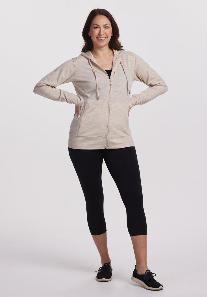Merino Wool Lightweight Hooded Sweatshirt | Wool Travel Hoodie – Woolx