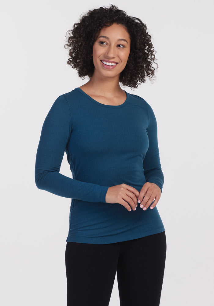 Lightweight Merino Wool Top For Women - Exercise Top - Free Shipping ...