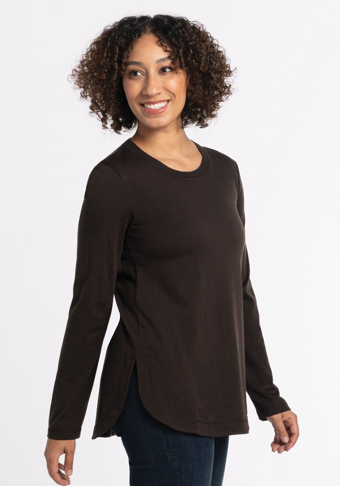 Merino Wool Tunic | Hazel Lightweight Merino Wool Tunic – Woolx