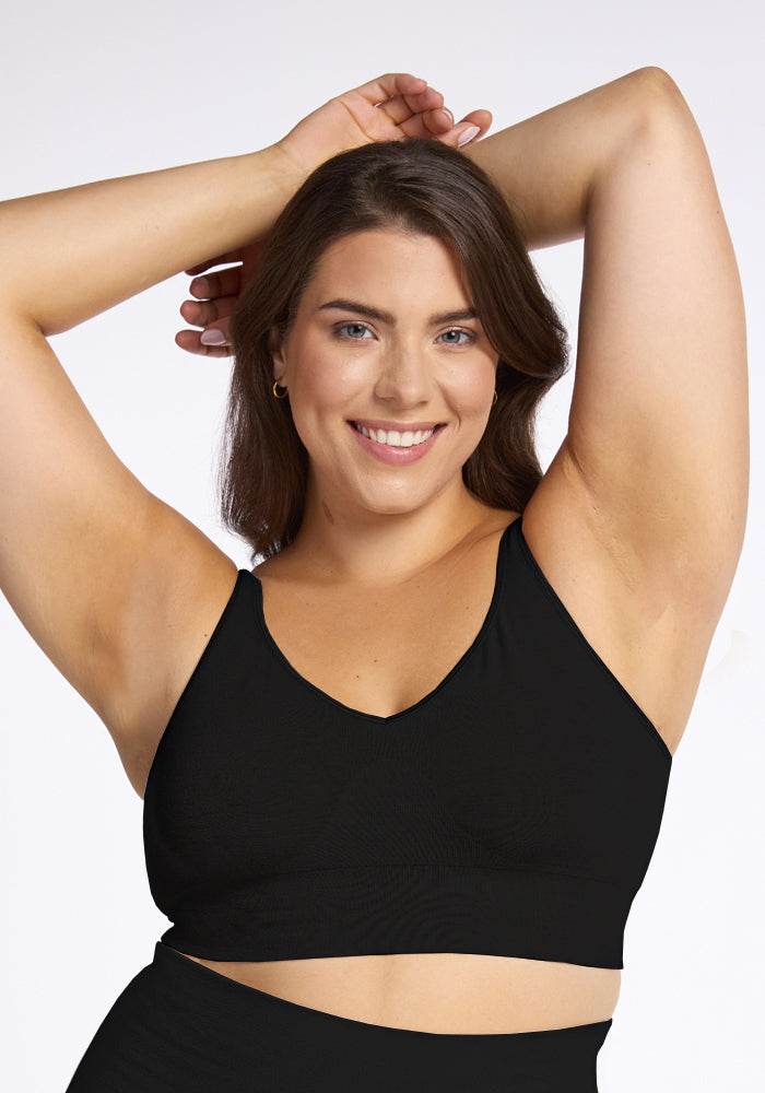 Hayden Bra – Women's Seamless Merino Wool Comfort Bra – Woolx