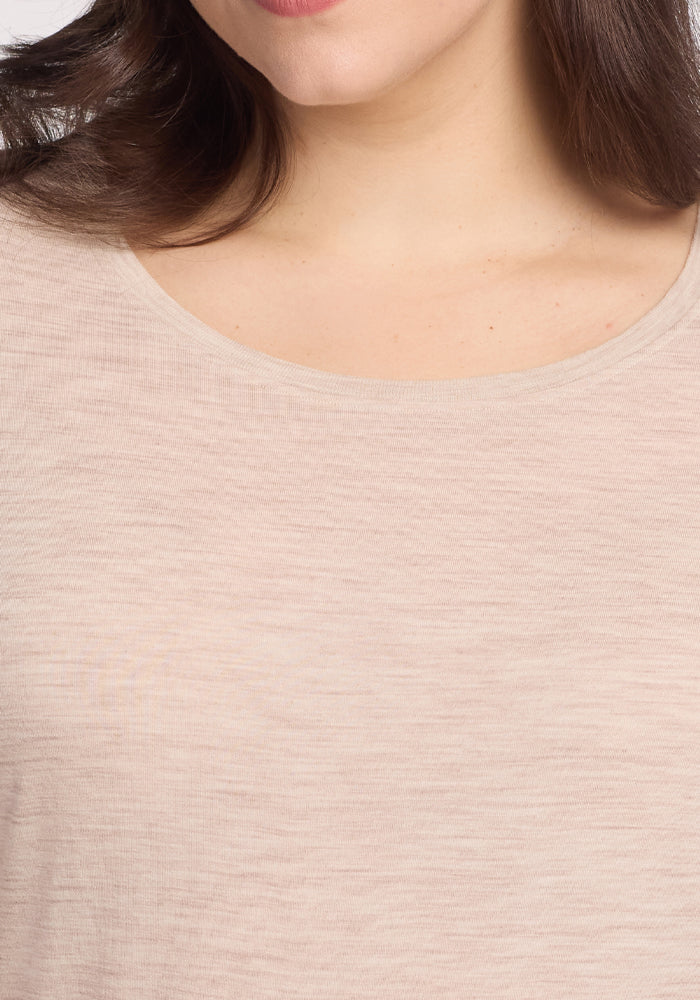 Women’s Merino Wool 3/4 Sleeve Shirt | Soft, Lightweight, Everyday Fit ...