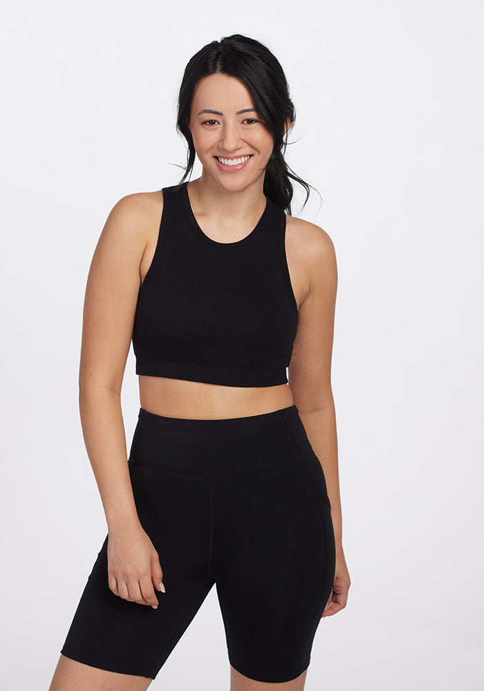 Merino Wool Bralette - Bralette Wicks Sweat and Odor - Woolx Mila Bra