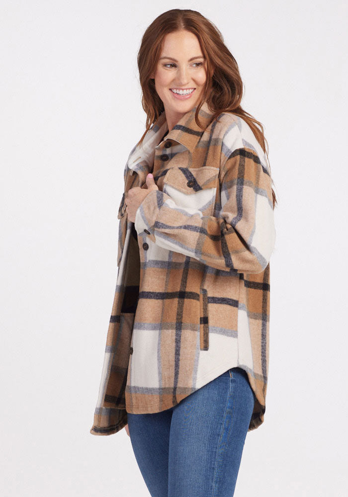 Womens Shacket - Sawyer ShirtJac - Warm Merino Wool Jackets – Woolx