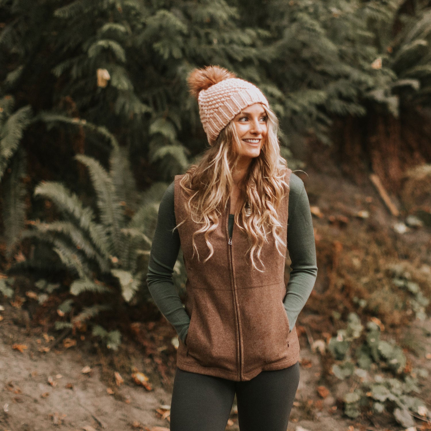 Womens Winter Beanie - Knit Wool Hat - Woolx Kaylee
