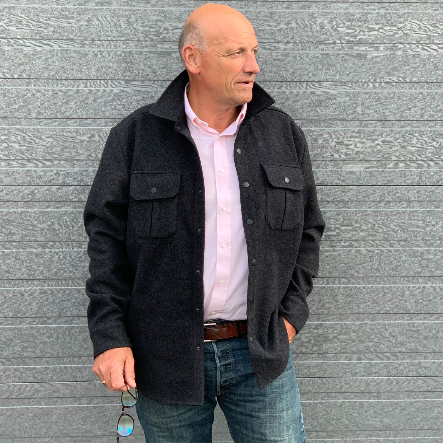 Mens Merino Wool Shirt Jac - Woolx Wilder - Free Shipping