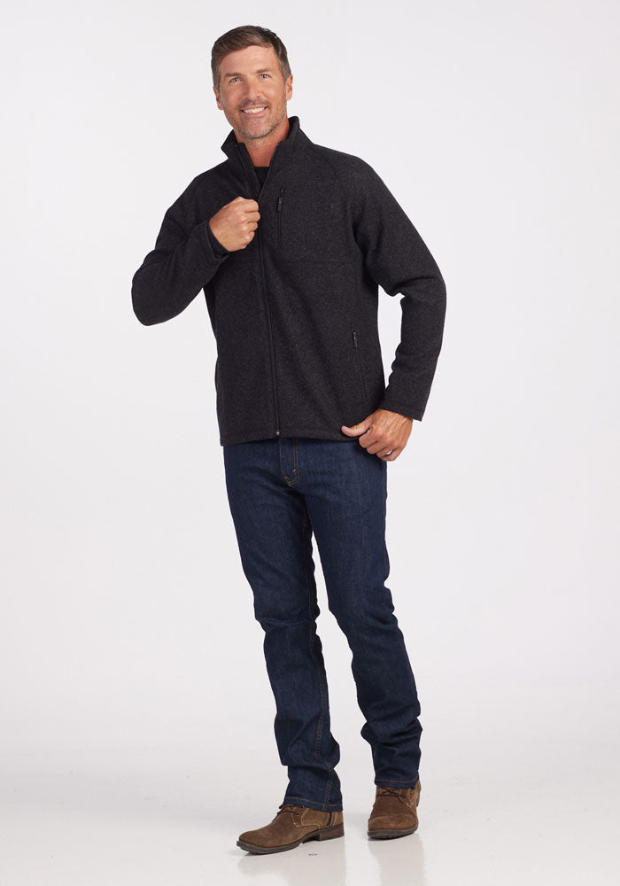 Mens Merino Wool Zip Up Jacket - Extremely Warm – Woolx